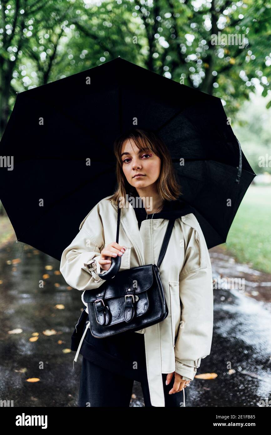 Woman soaked rain hi-res stock photography and images - Alamy