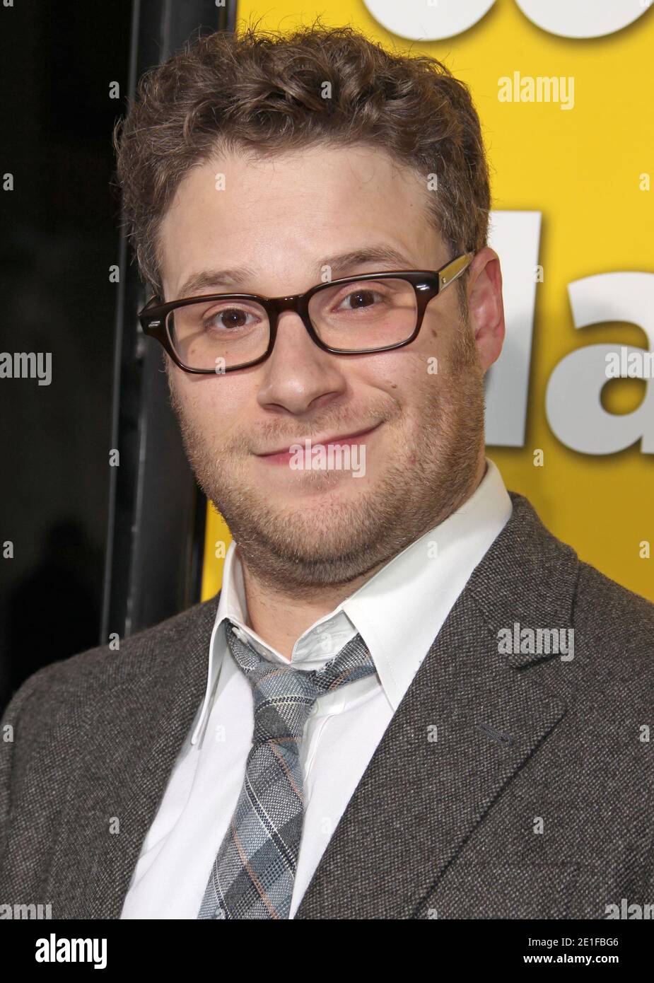 Seth Rogan arriving for the premiere of the film 'Paul' at Grauman's ...