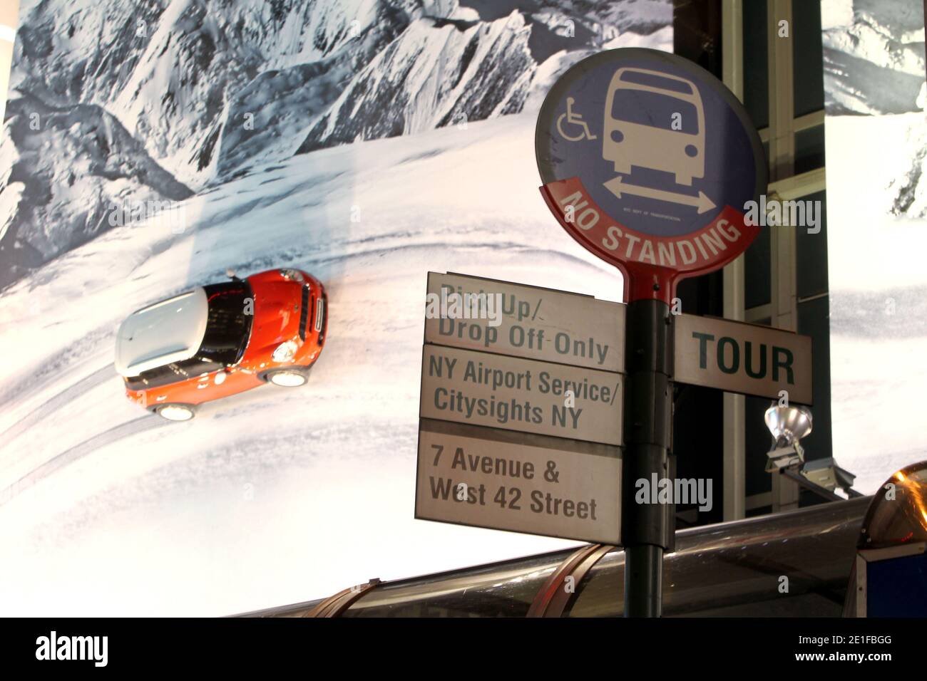 Mini Countryman advertising campaign on a big billboards in Times ...