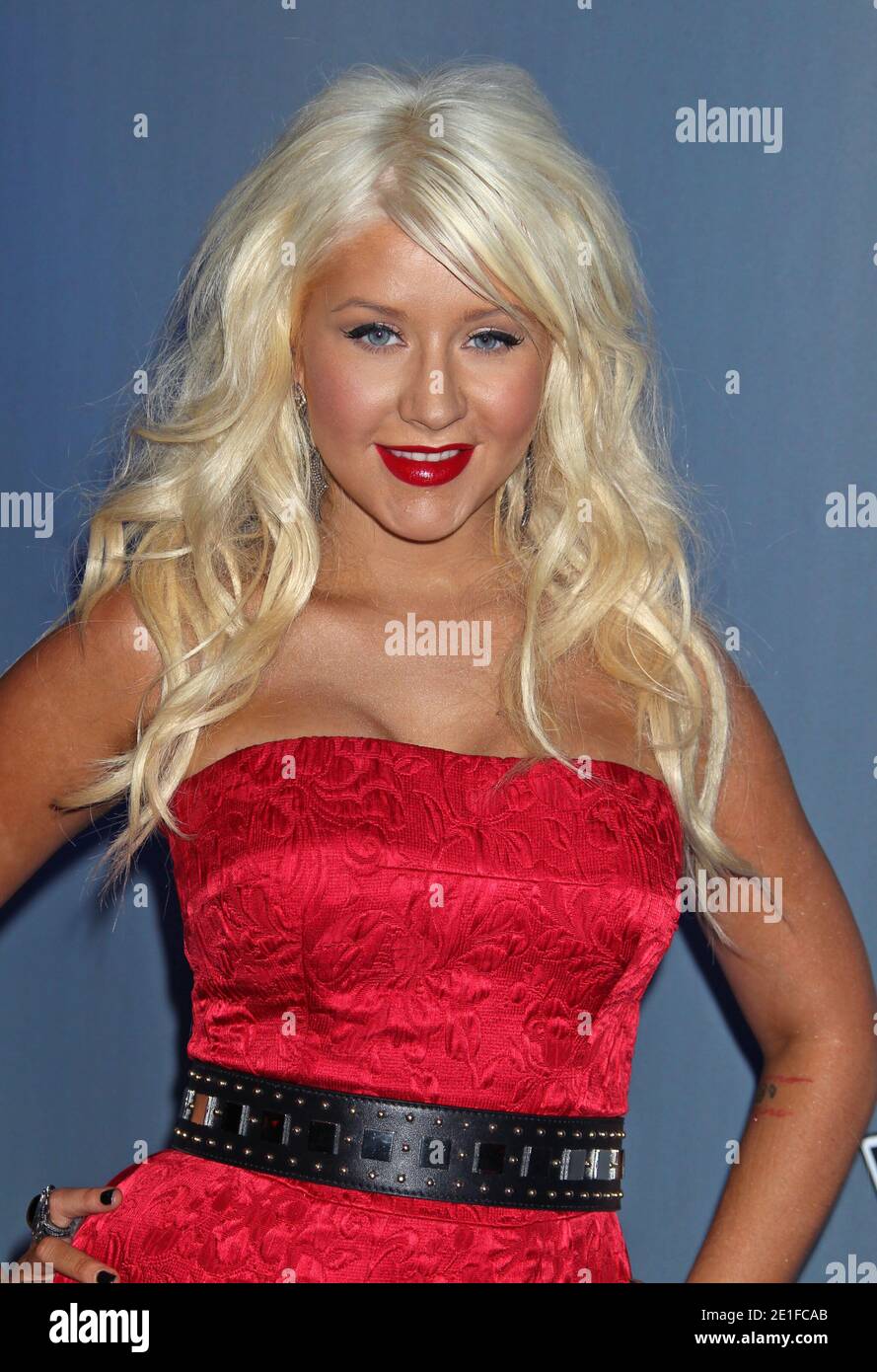 Christina Aguilera, The Voice, Press Junket at LA Center Studios, Los ...