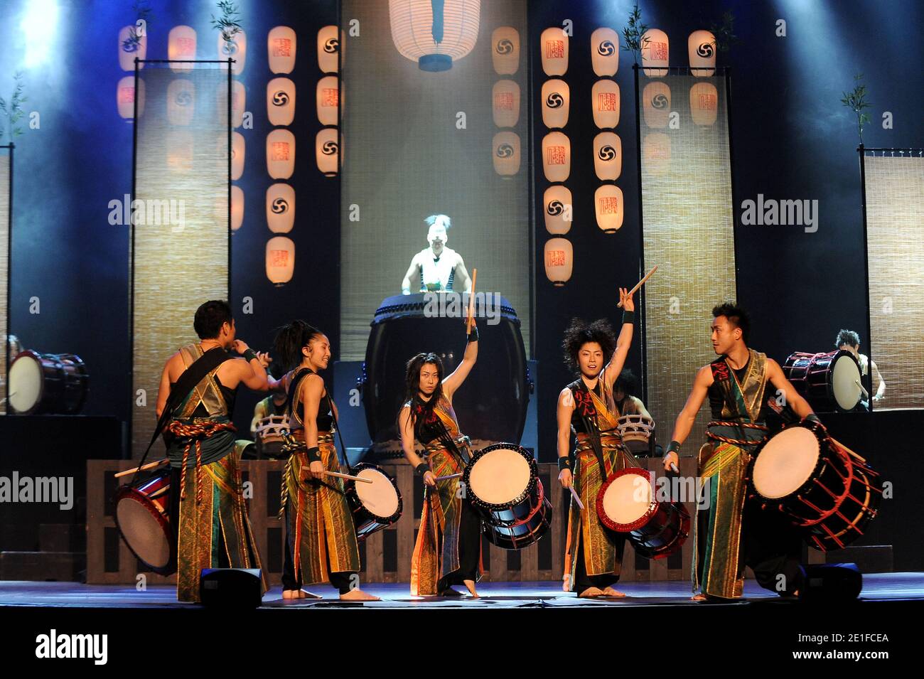 The show 'Yamato' at Casino de Paris, France, on March 15, 2011. Photo ...