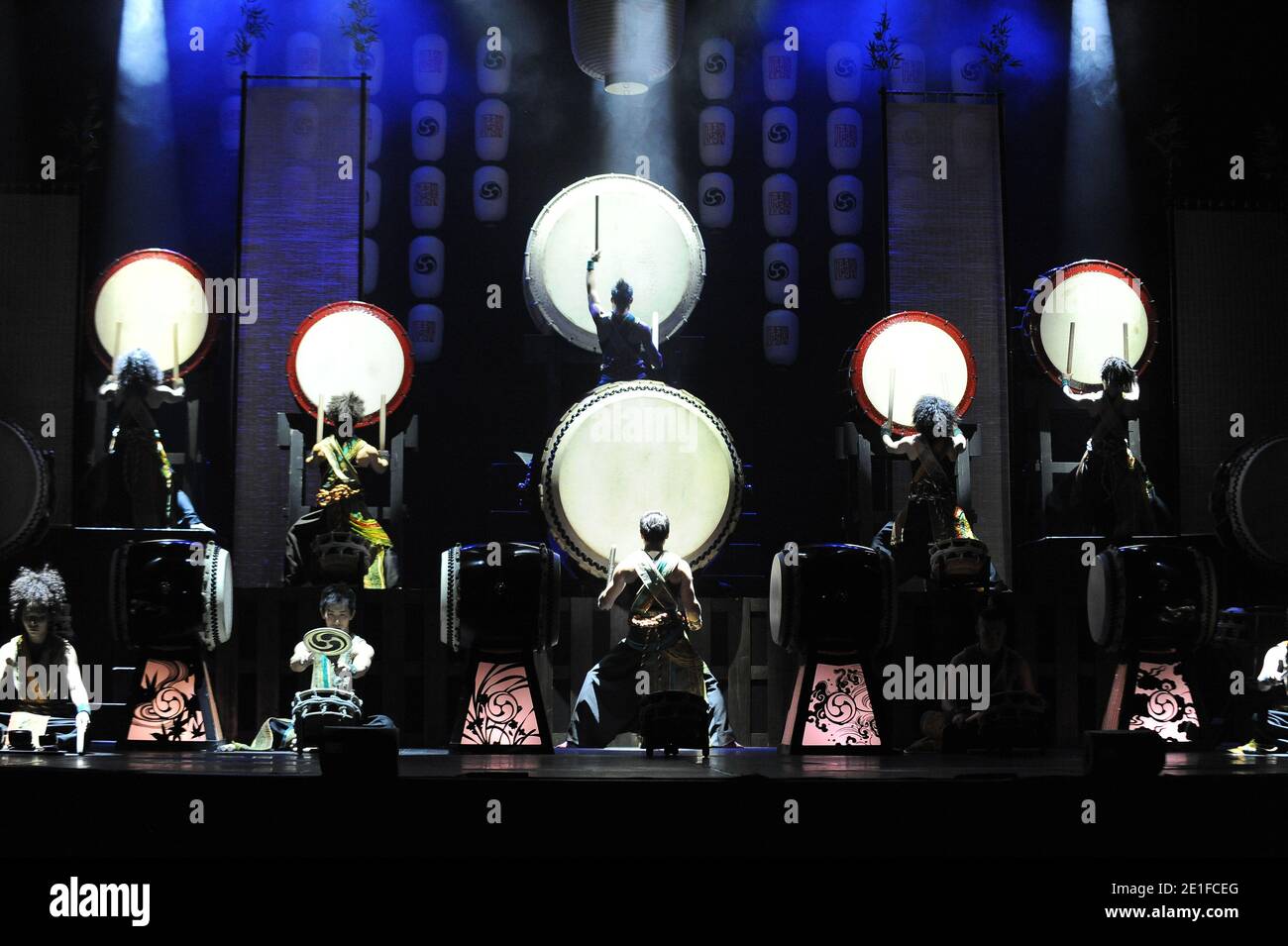 The show 'Yamato' at Casino de Paris, France, on March 15, 2011. Photo ...