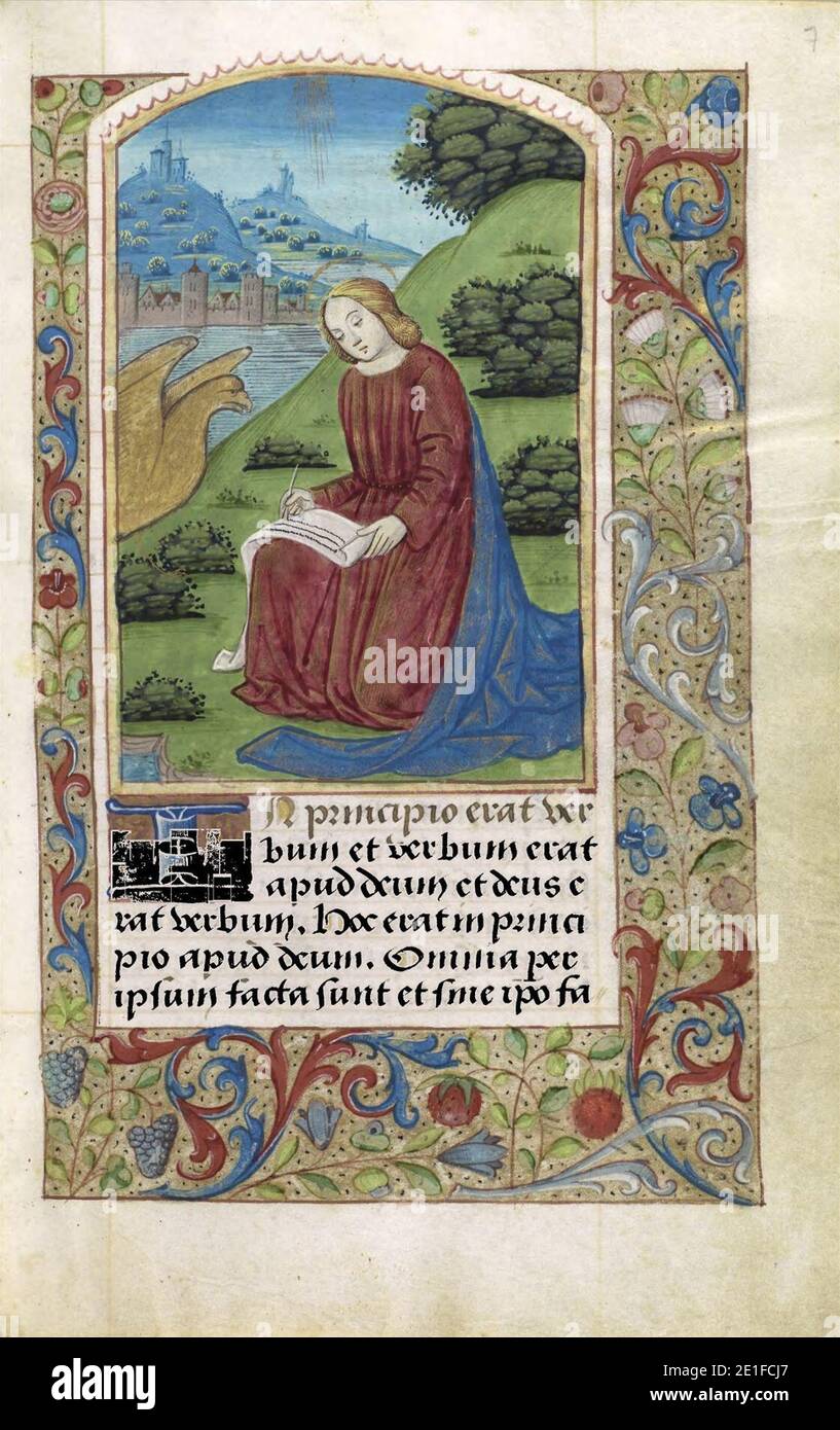 Livro de Horas, segundo o costume de Roma (séc. XV) - P 013 (São João ...