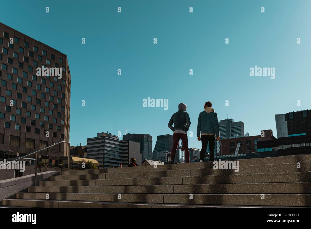 Montreal urban street photography Stock Photo - Alamy