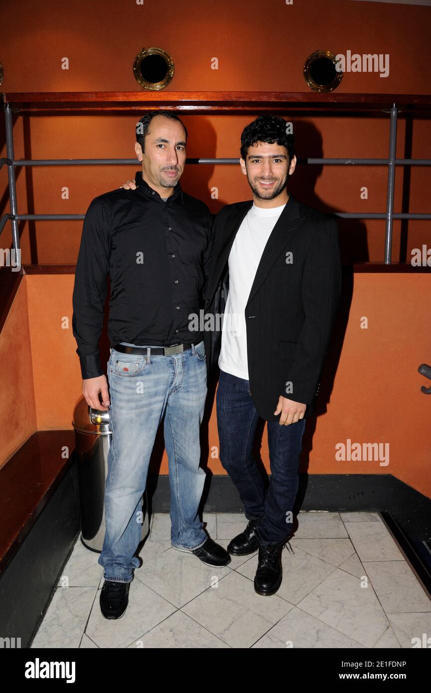 EXCLUSIVE. El Bachir Bouchalga and Salim Kechiouche attending the ...