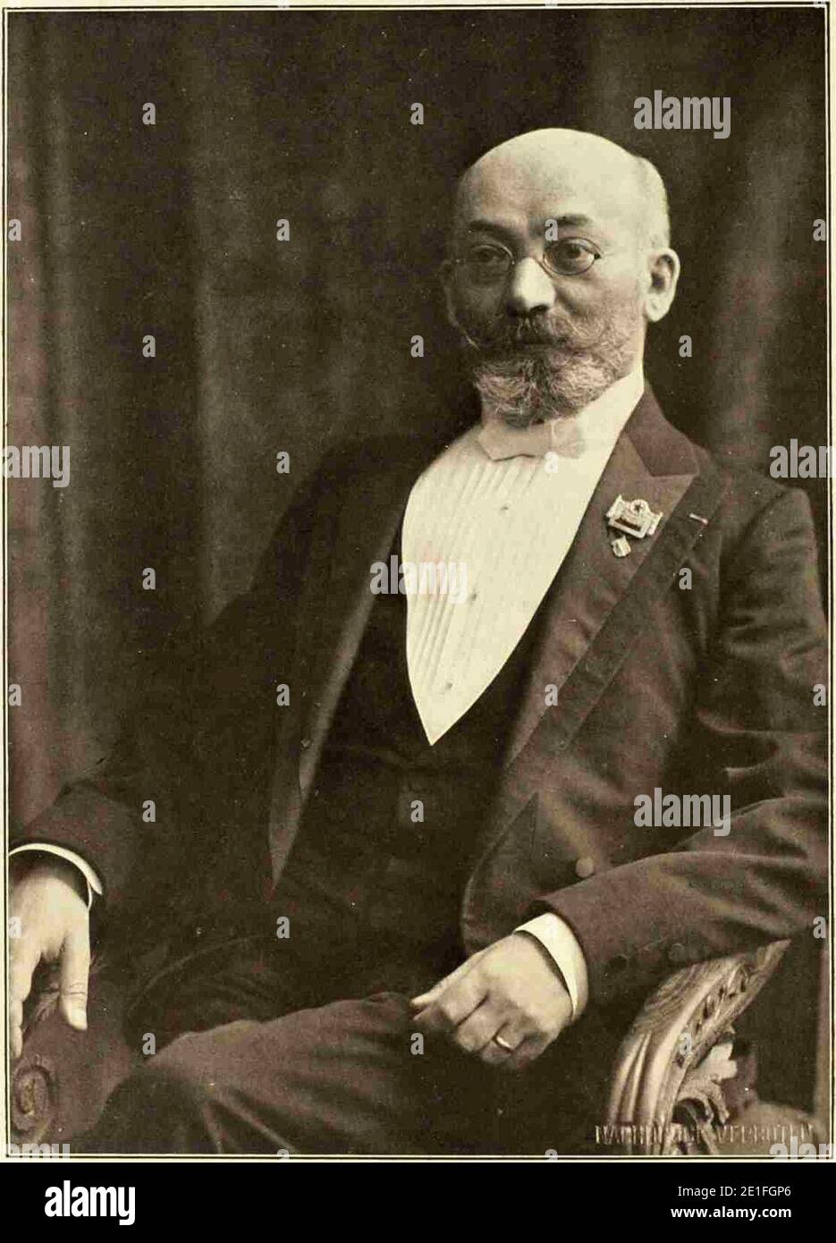 LL Zamenhof 1908 Otto Mayer Stock Photo - Alamy