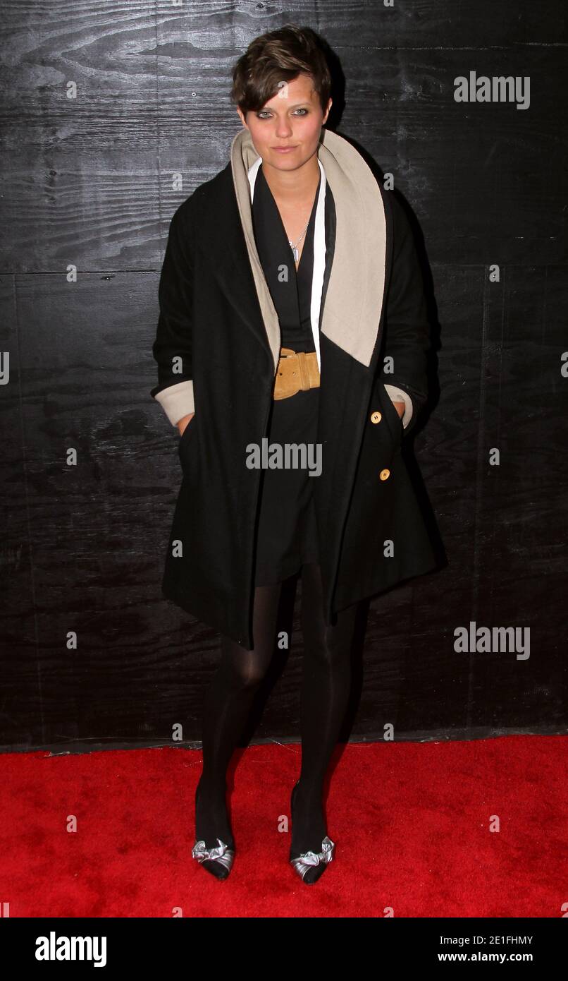 Model Kim Stolz attends the premiere of 'The Decision' at Lavo in New ...