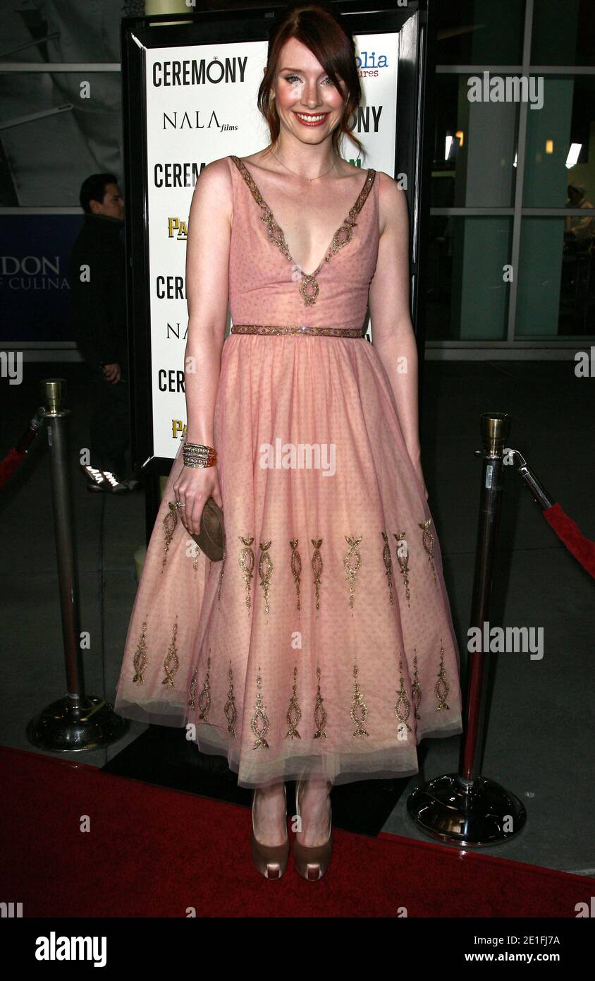 Bryce Dallas Howard arriving for the premiere of Magnolia Picture's ...