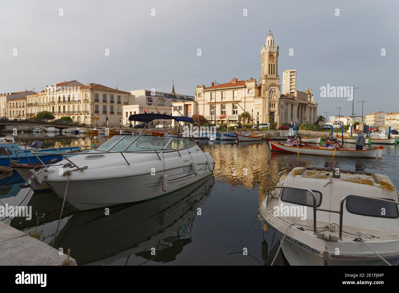 Sete, France. 8th, July,2019.Views of the city of Sete, France Stock ...