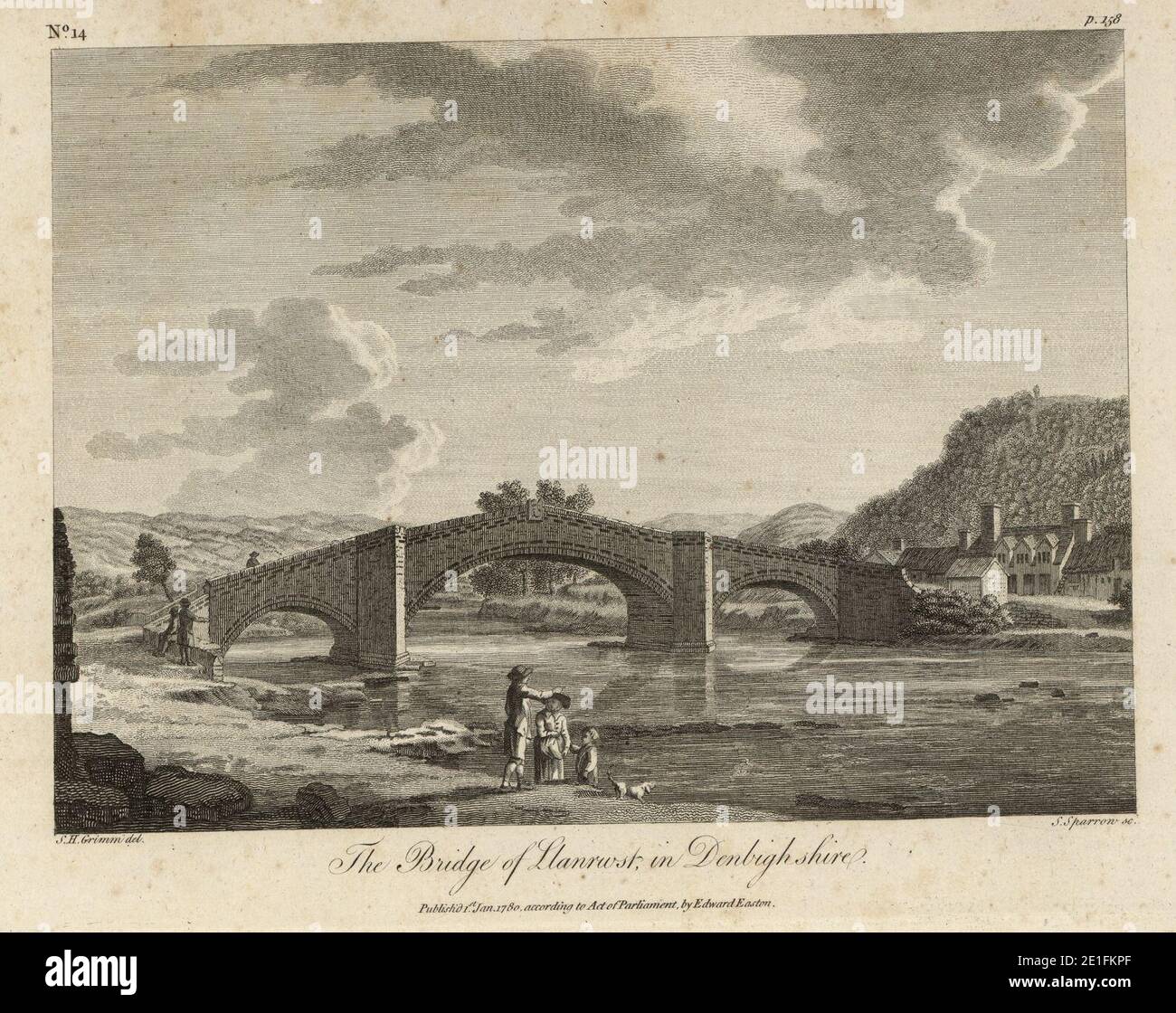 Llanrwst Bridge 02418 Stock Photo - Alamy