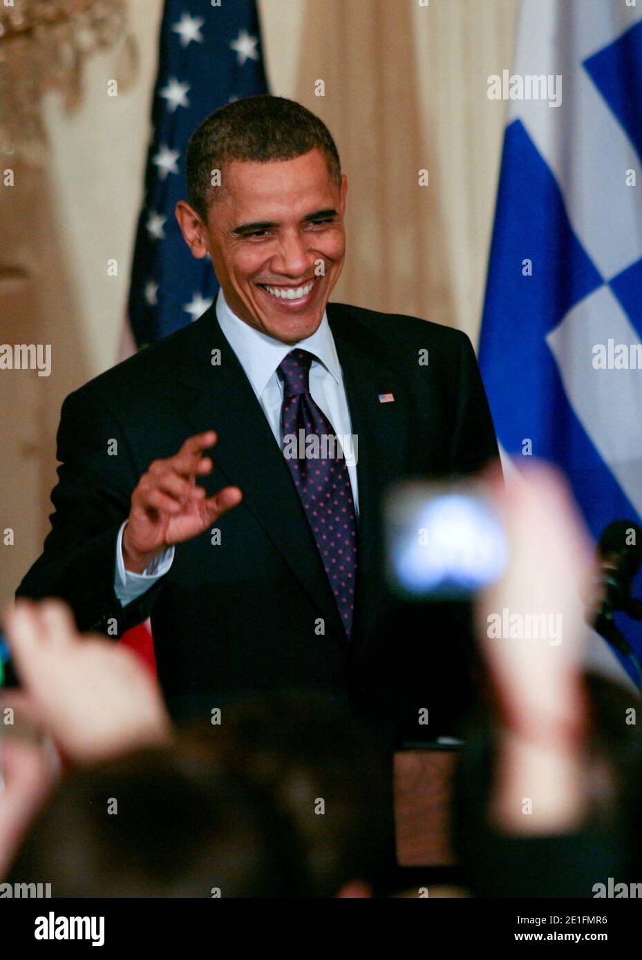 President Barack Obama hosted a reception in The East Room of the White ...