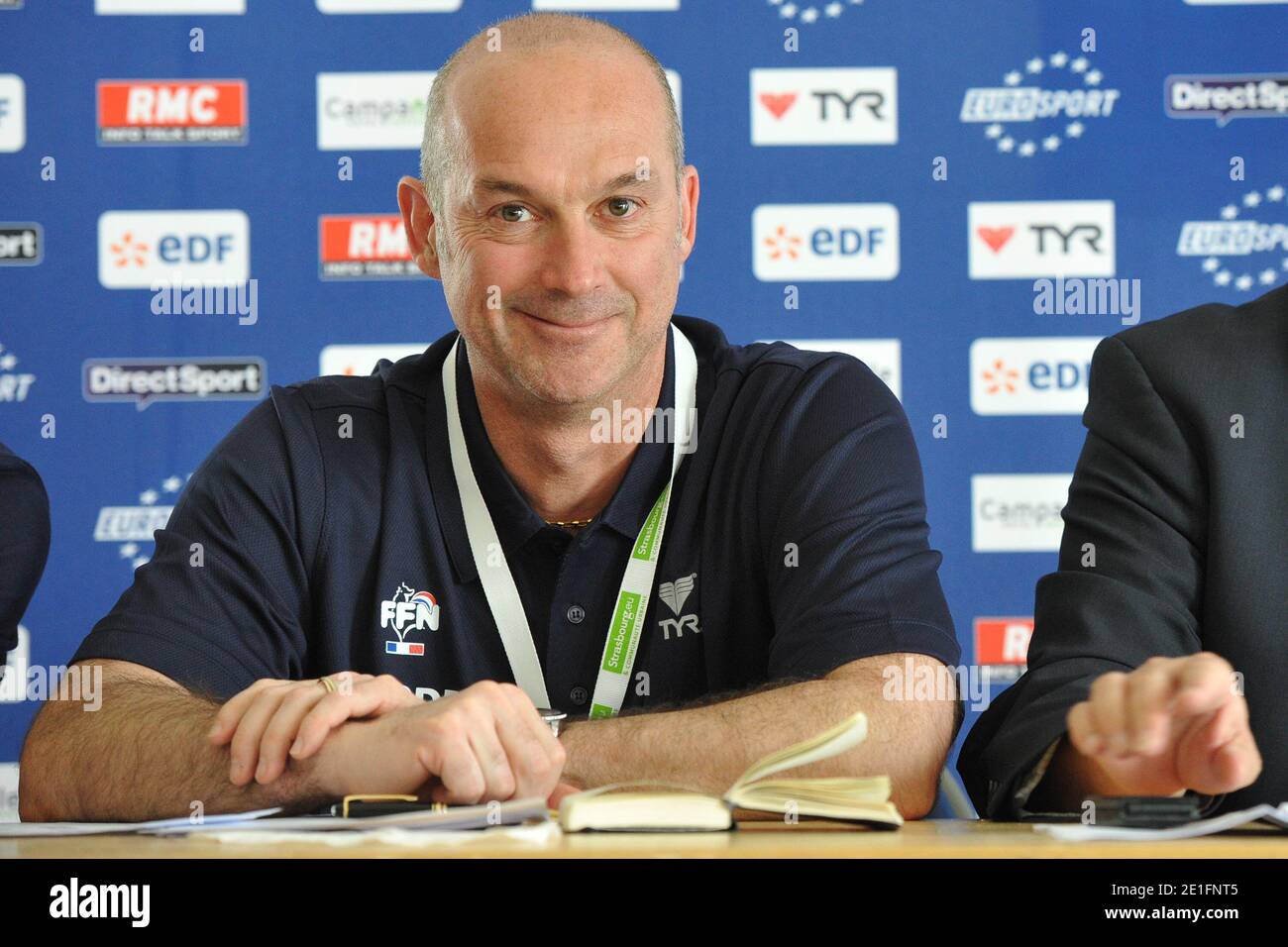 Christian Donze, french technical director and Francis Luyce, president ...