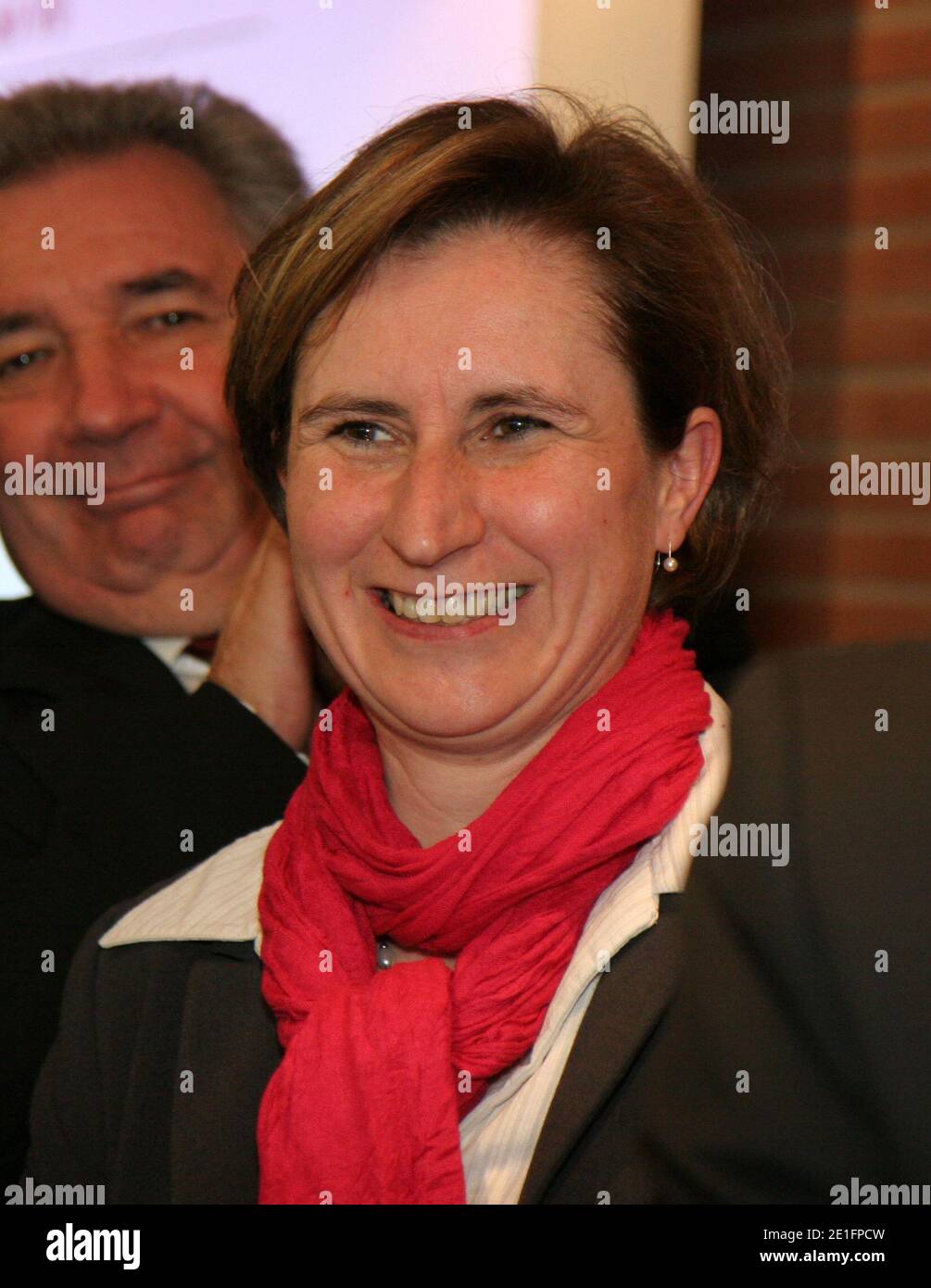 General Council president's Hermeline Malherbe pictured after victory ...