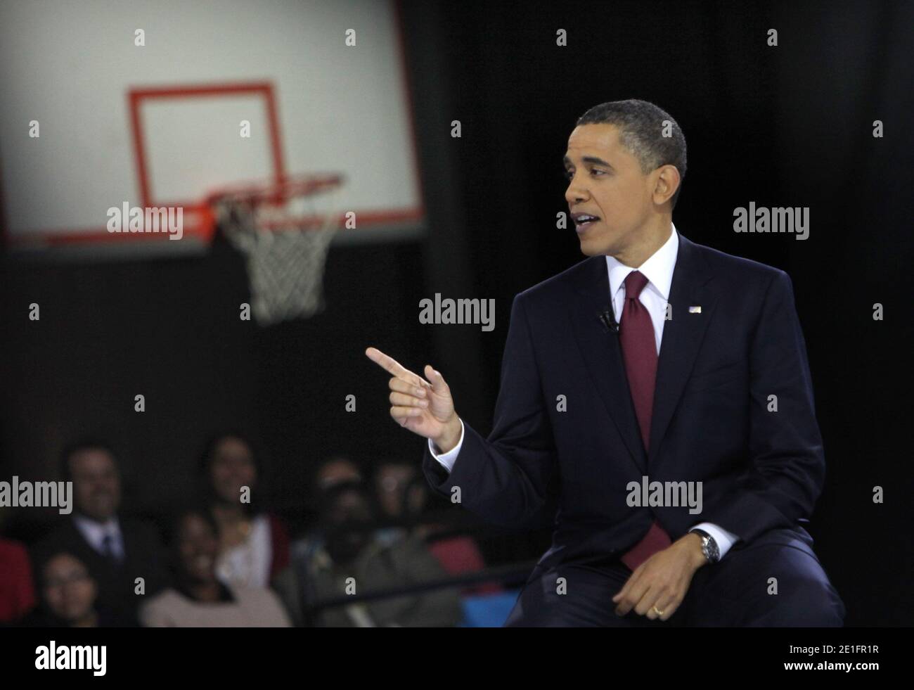 President Barack Obama participates in an education town hall hosted by ...