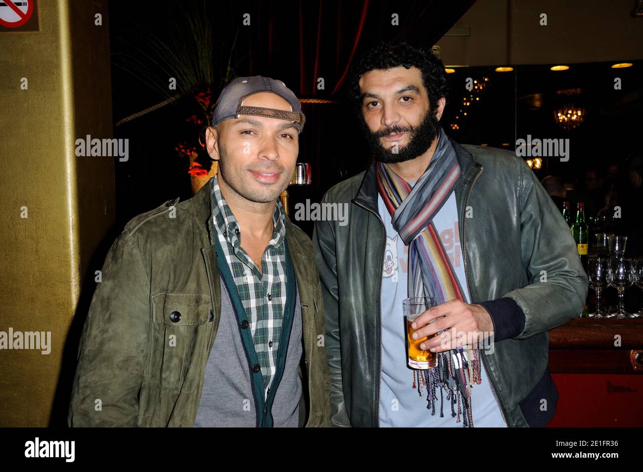 Eric and Ramzy attend the party for the platinum disc of Grand Corps ...