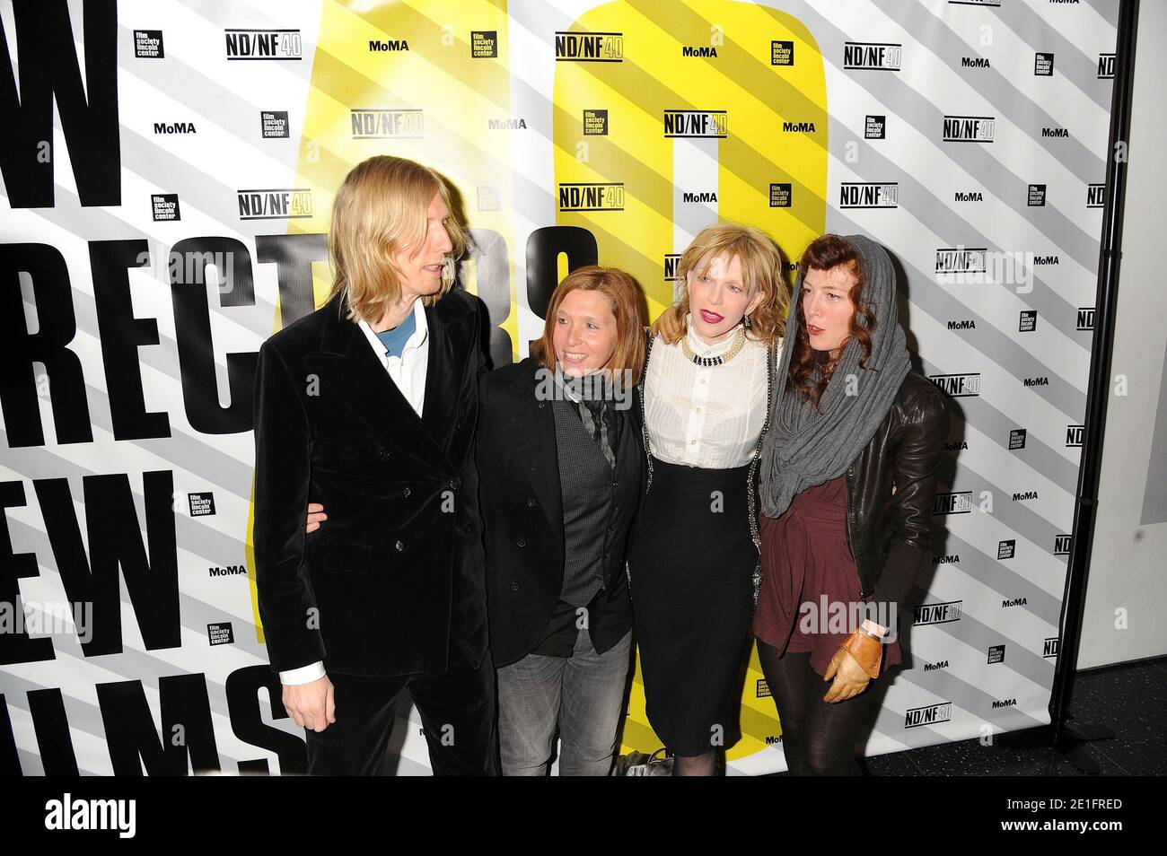 Hole band members L-R: Eric Erlandson, Patty Schemel, Courtney Love and ...