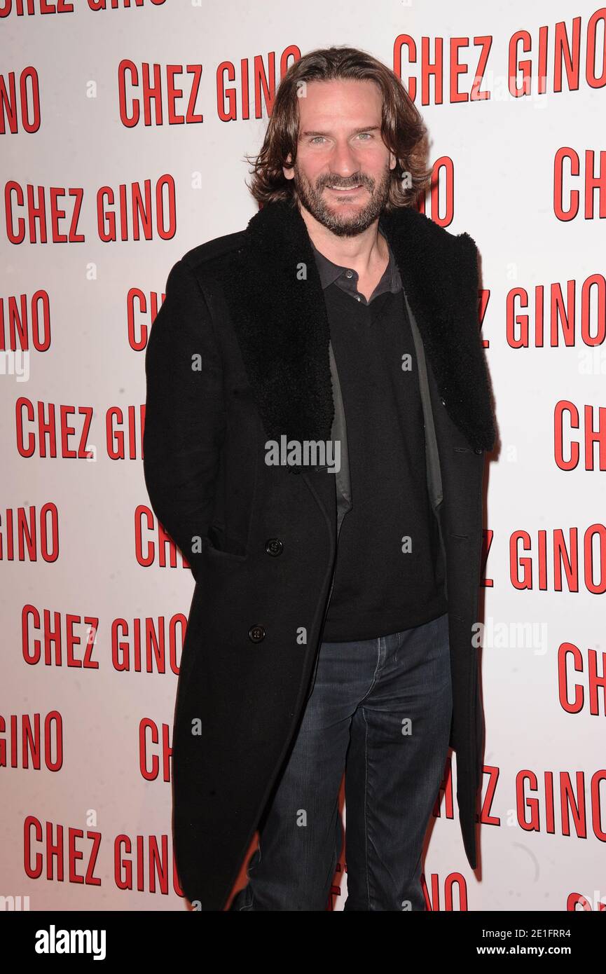 Frederic Beigbeder attends the premiere of 'Chez Gino' at Cinema ...