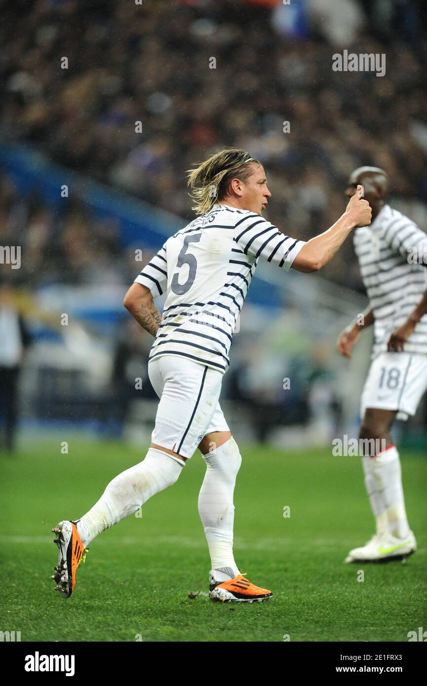 France's National Player Philippe Mexes during a International Friendly ...