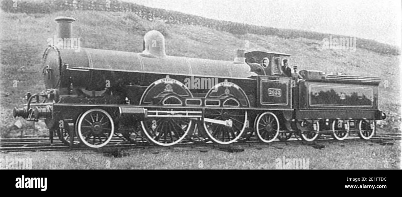 LNWR Webb 3-cylinder compound locomotive 2053 Greater Britain (Howden ...