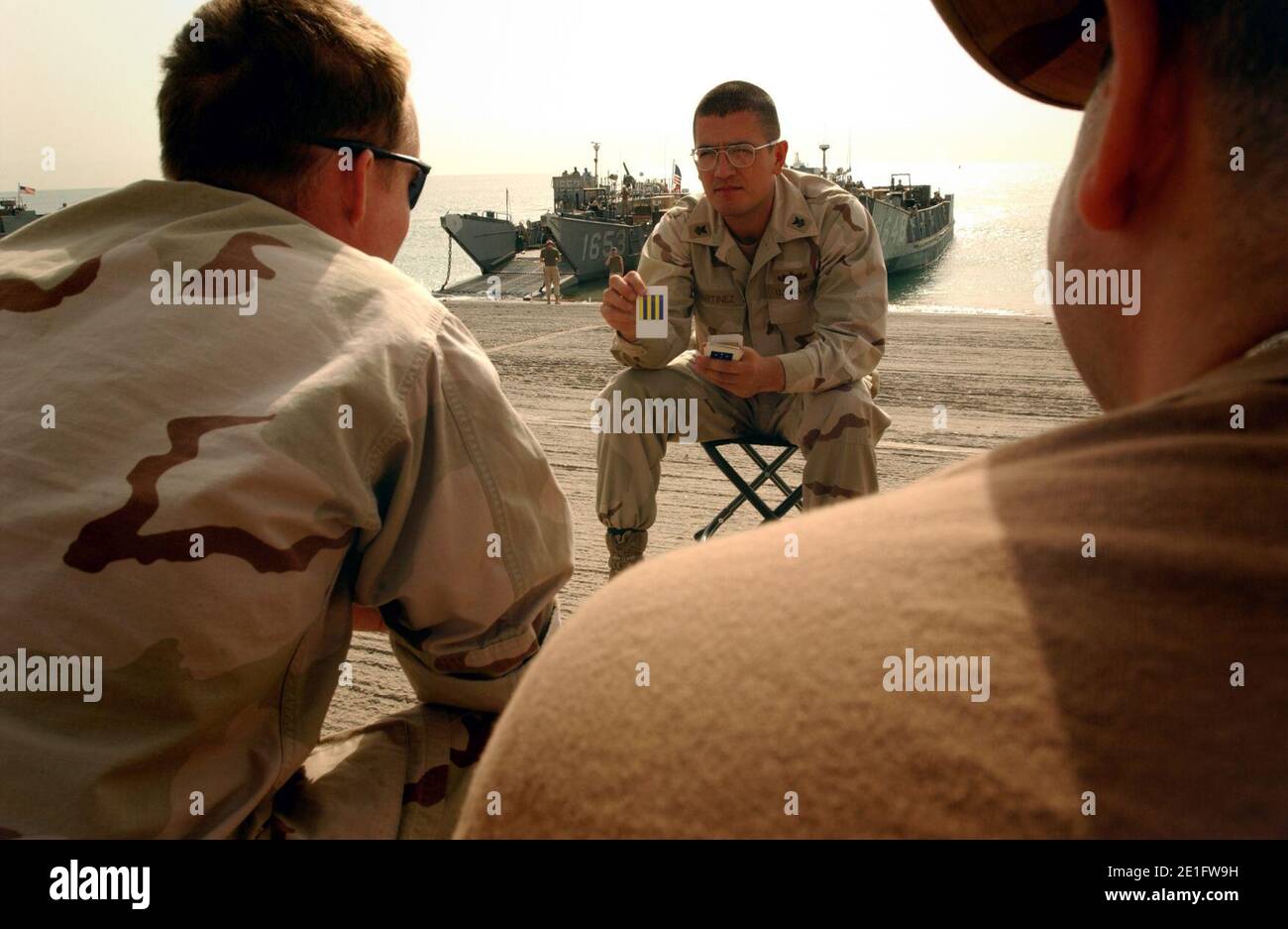 Loading a landing craft -b Stock Photo - Alamy
