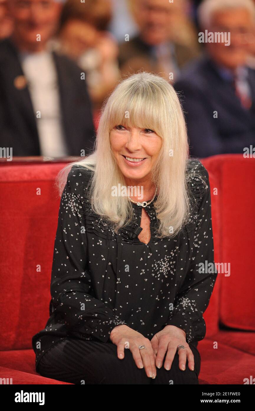 Dany Saval at the taping of Vivement Dimanche on March 30, 2011 in ...