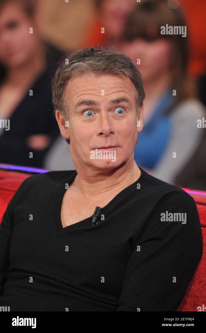 Franck Dubosc at the taping of Vivement Dimanche on March 2, 2011 in ...