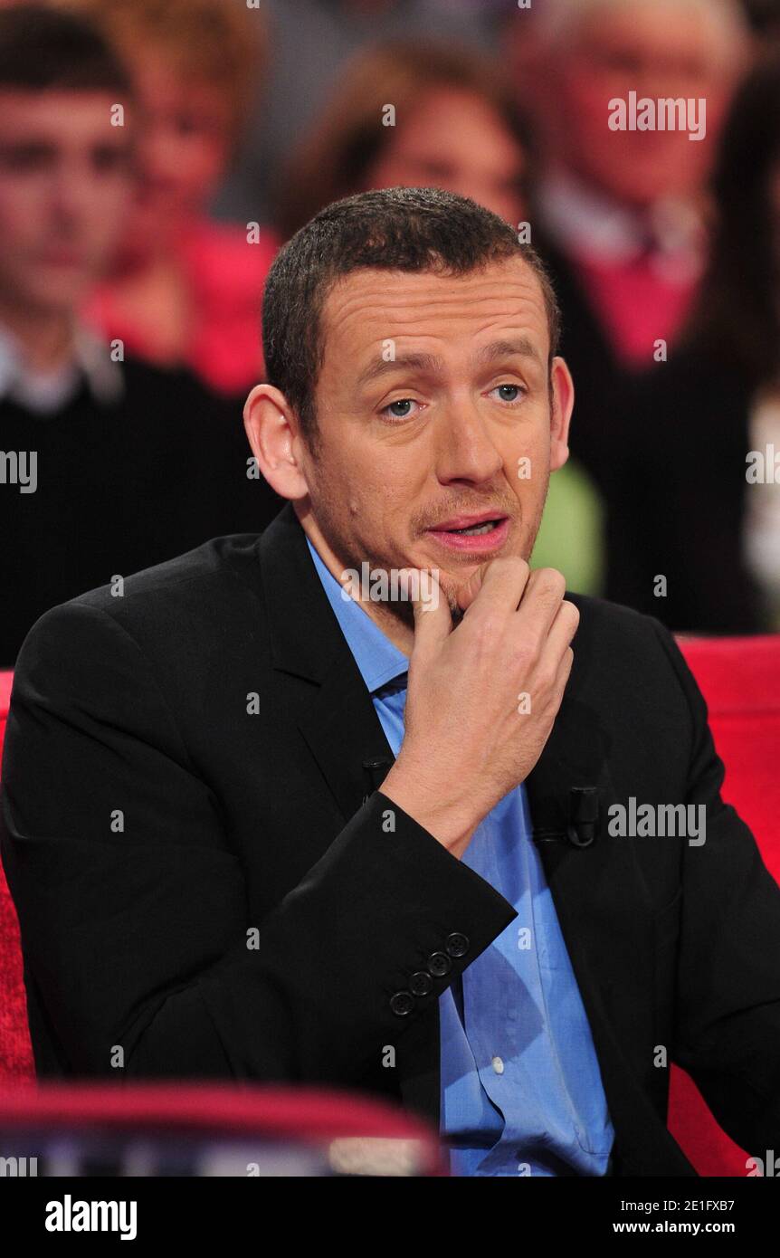 Dany Boon lors de l'enregistrement de l'emission Vivement Dimanche a ...