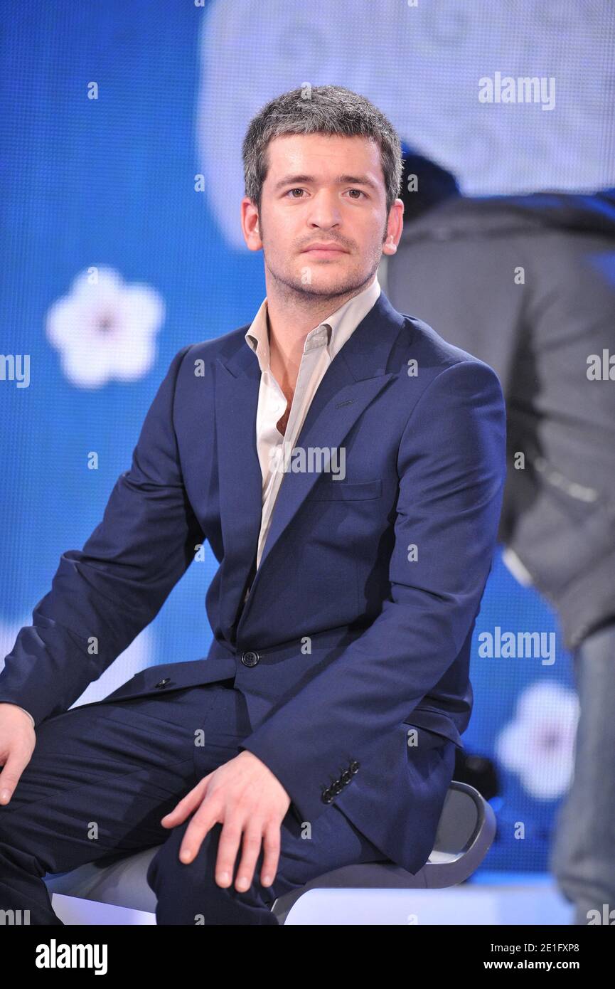 Grégoire at the taping of 'Champs-Élysées' on January 13, 2011 in Paris ...