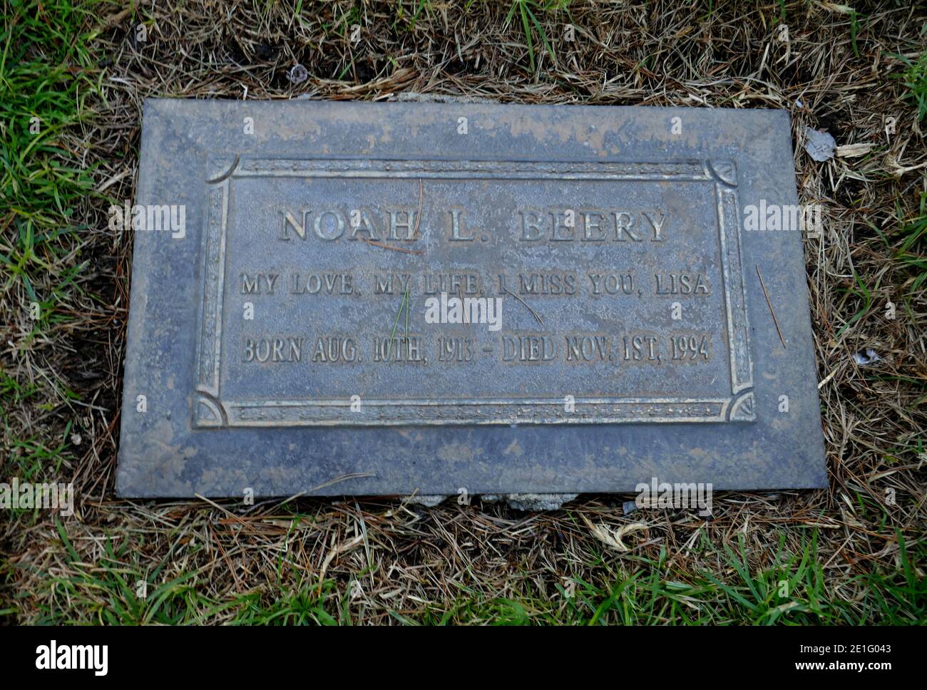 Noah Beery Jr Grave