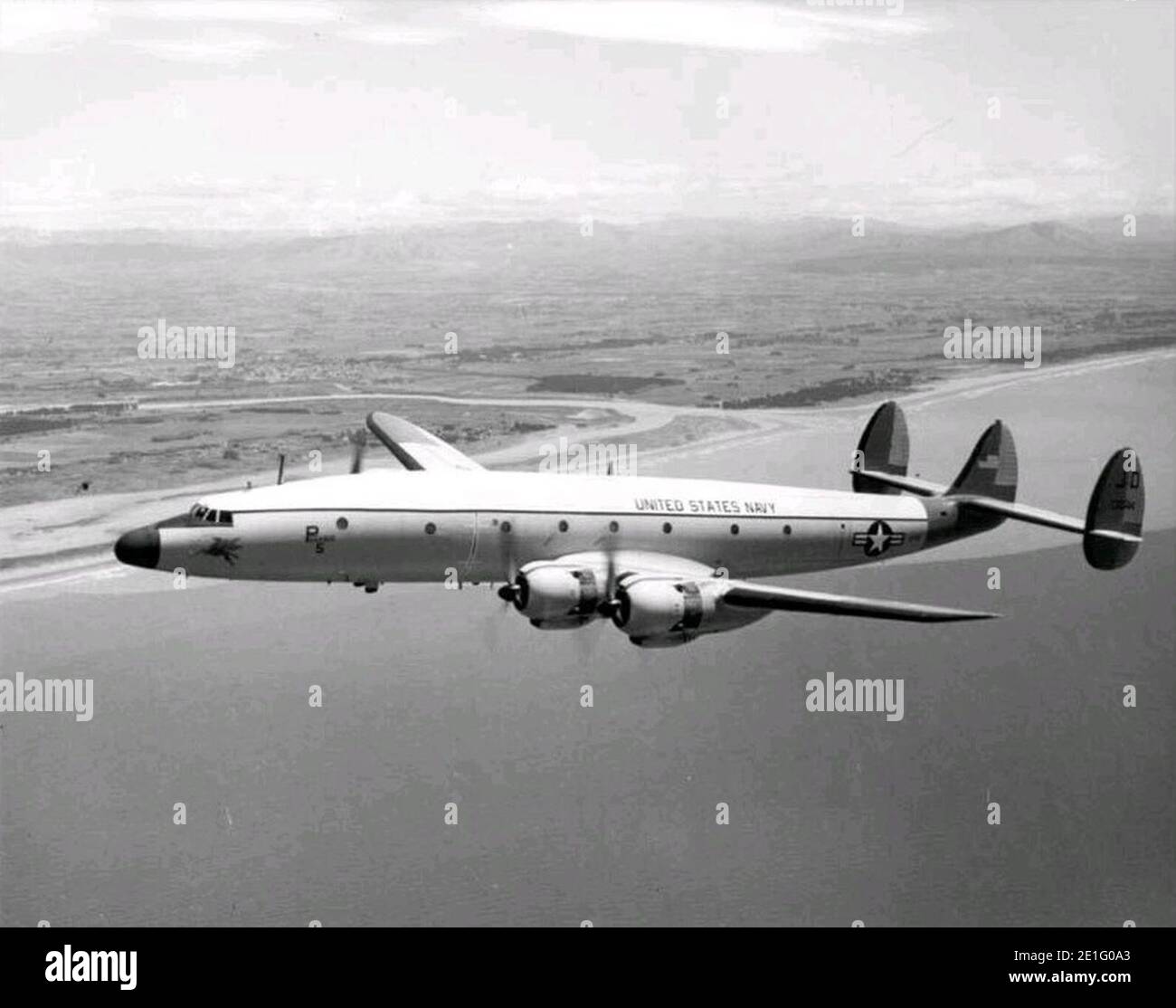 Lockheed C-121J in flight 1965 Stock Photo - Alamy
