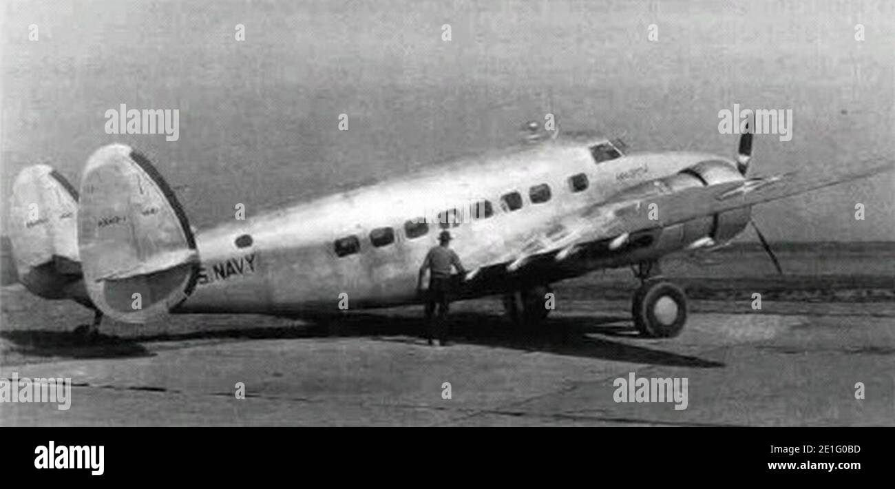 Lockheed Hudson USN XR4O-1 prototype NAN3-90 Stock Photo - Alamy