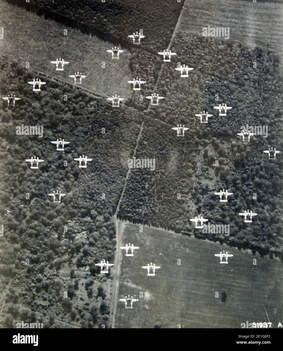 Lockheed P-38 Lightnings over France Stock Photo - Alamy