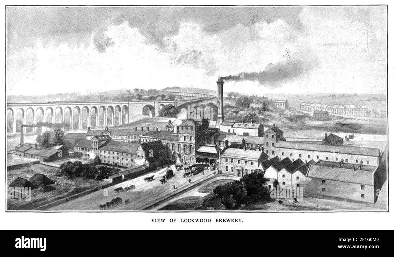 Lockwood brewery Alfred Barnard Stock Photo - Alamy