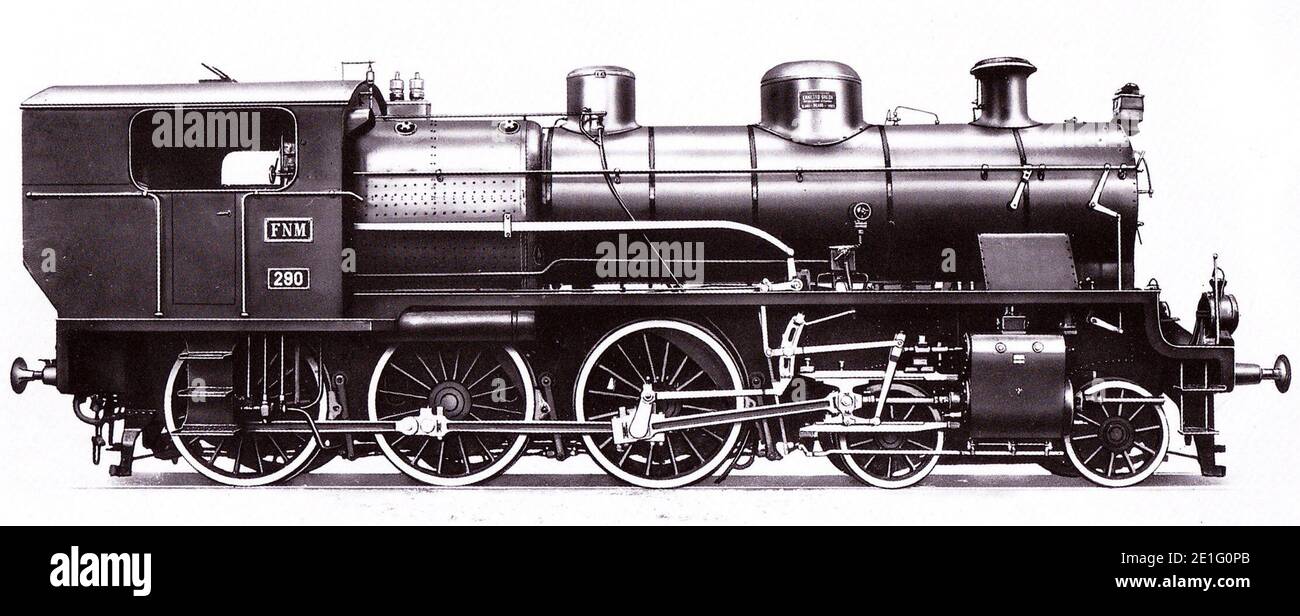 Locomotiva FNM 290 Stock Photo - Alamy