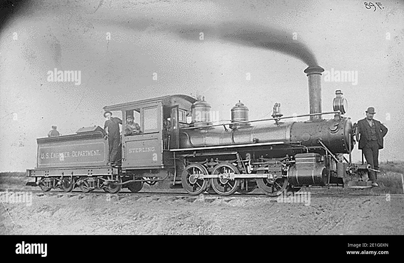Locomotive 'Sterling'. Sept. 30, 1901. Great Lakes Region (Chicago ...