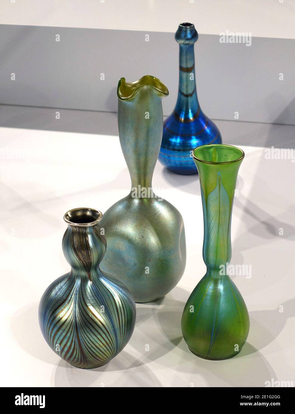 Loetz glass, made by Glasfabrik Johann Loetz Witwe, Klostermühle ...