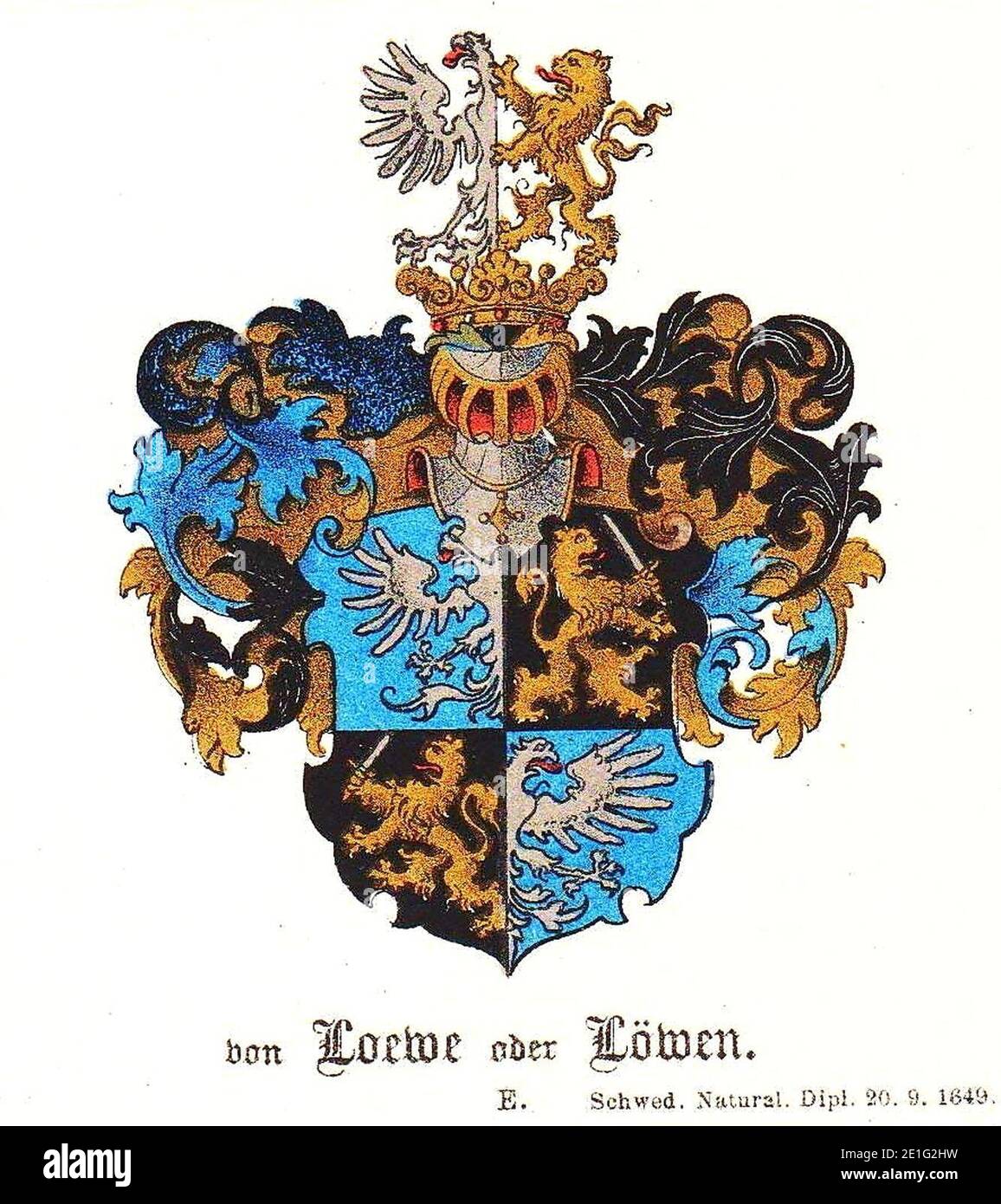 Loewen wappen hi-res stock photography and images - Alamy