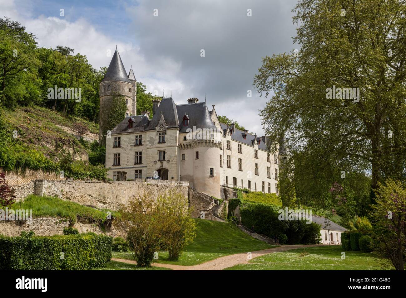 Small chateau in the Loire Valley, France Stock Photo - Alamy