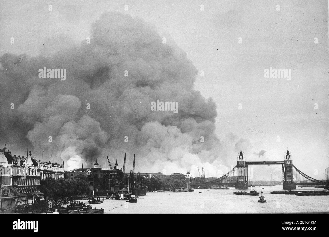 London Blitz 791940 Stock Photo - Alamy