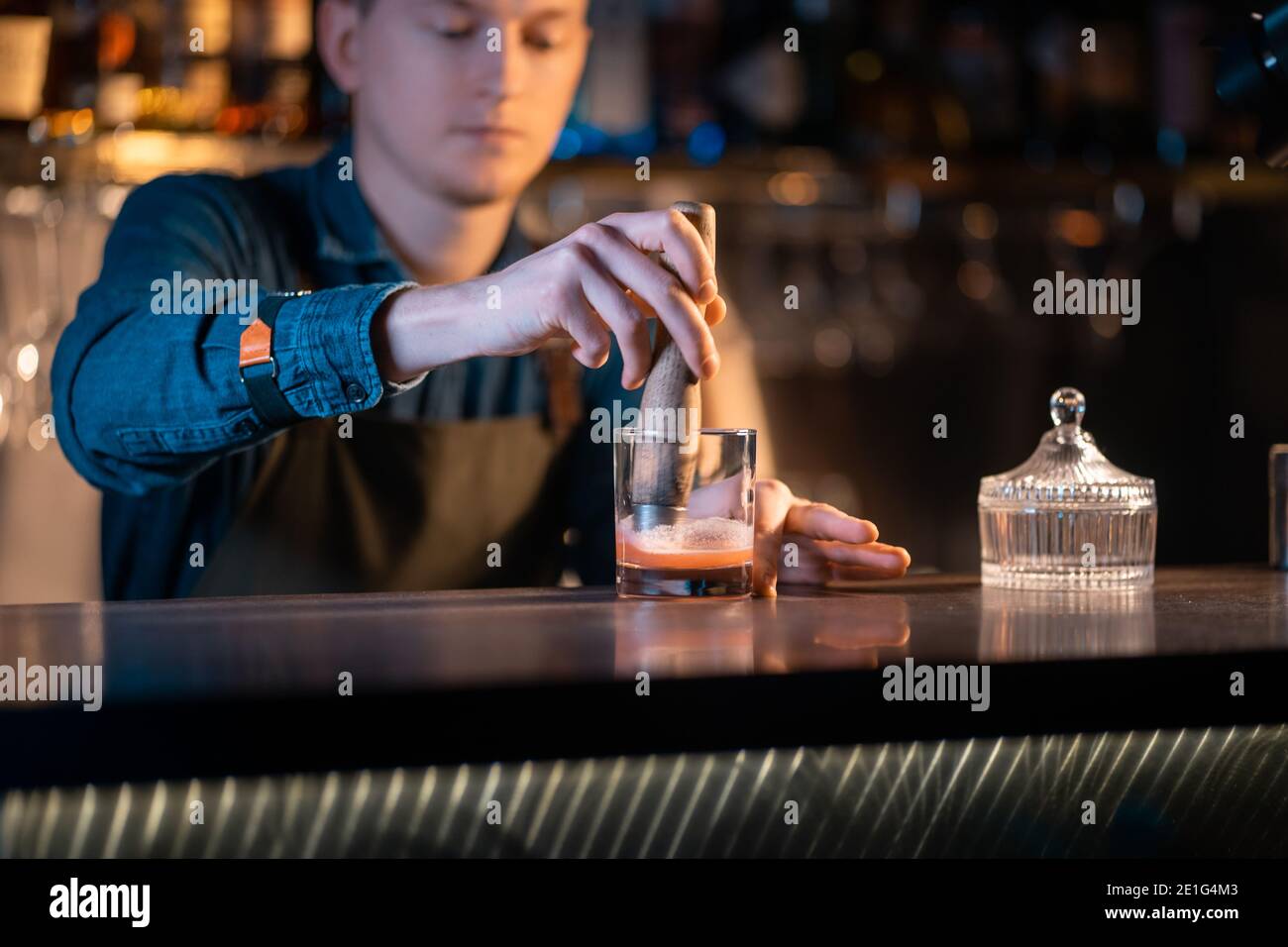 Old Bartender High Resolution Stock Photography and Images - Alamy