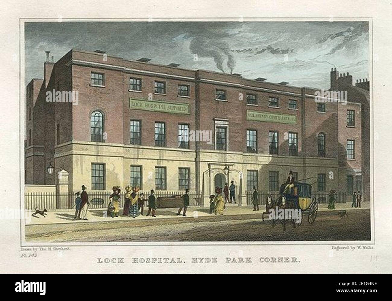 London Lock Hospital Stock Photo - Alamy