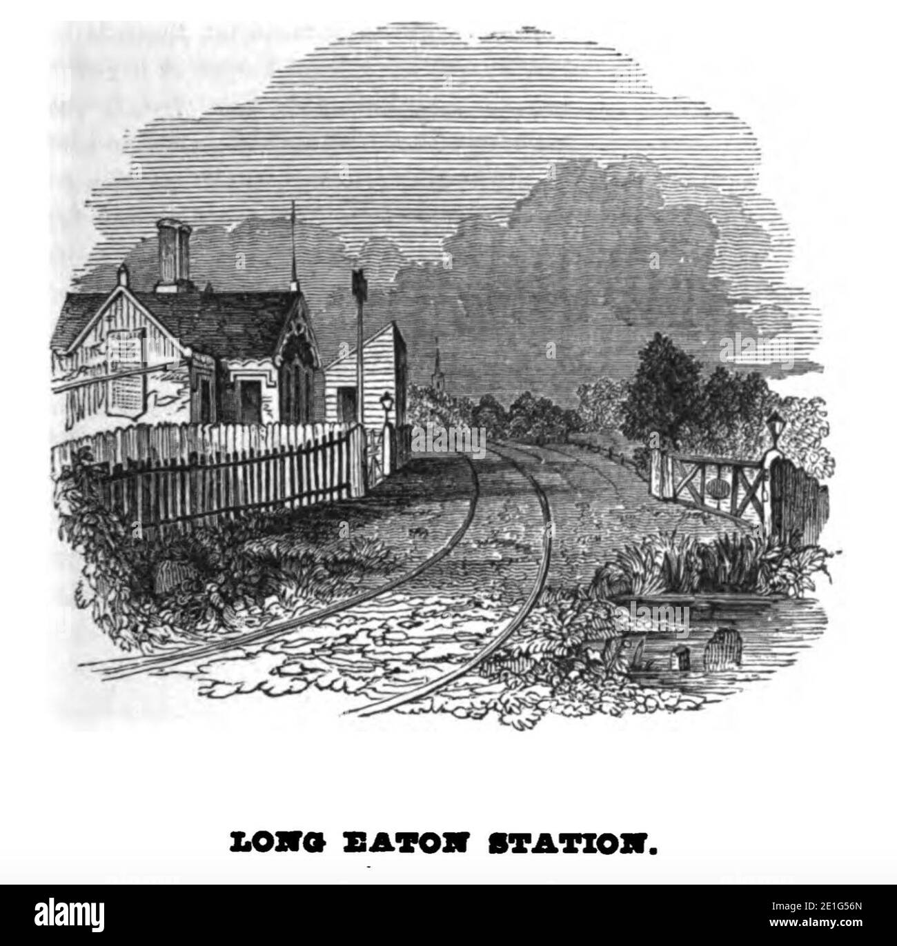 Long Eaton railway station Stock Photo - Alamy