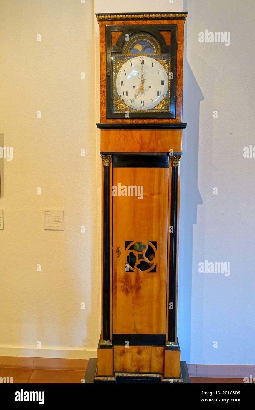 Longcase clock, Andreas Steib, Wurzburg, 1782 Stock Photo - Alamy