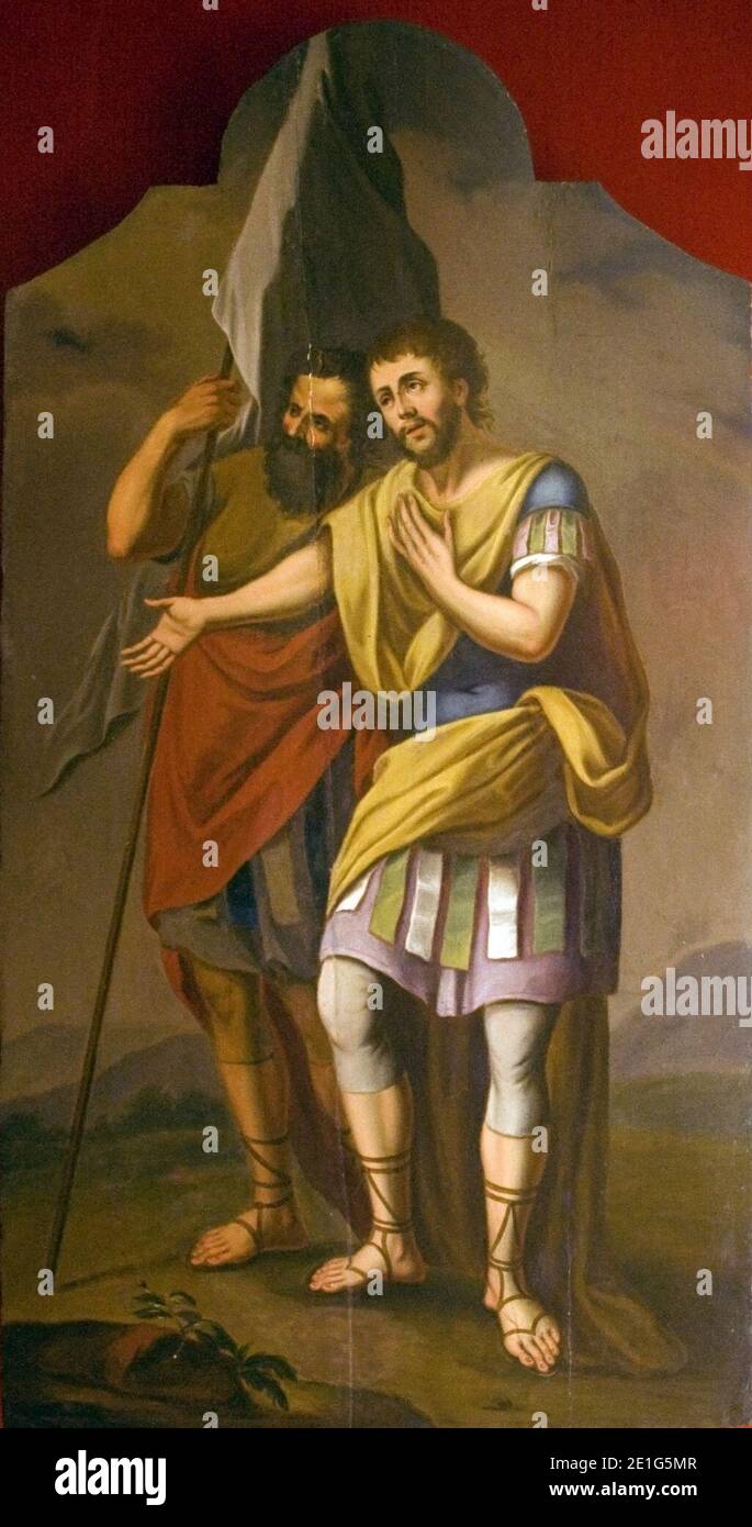 Longinus and soldier hi-res stock photography and images - Alamy