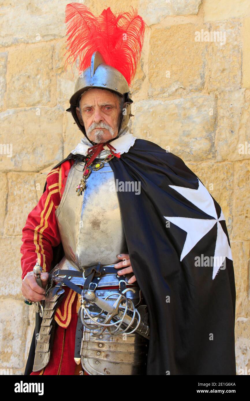 The Grand Bailiff of the Order of Malta during the In Guardia Parade at ...