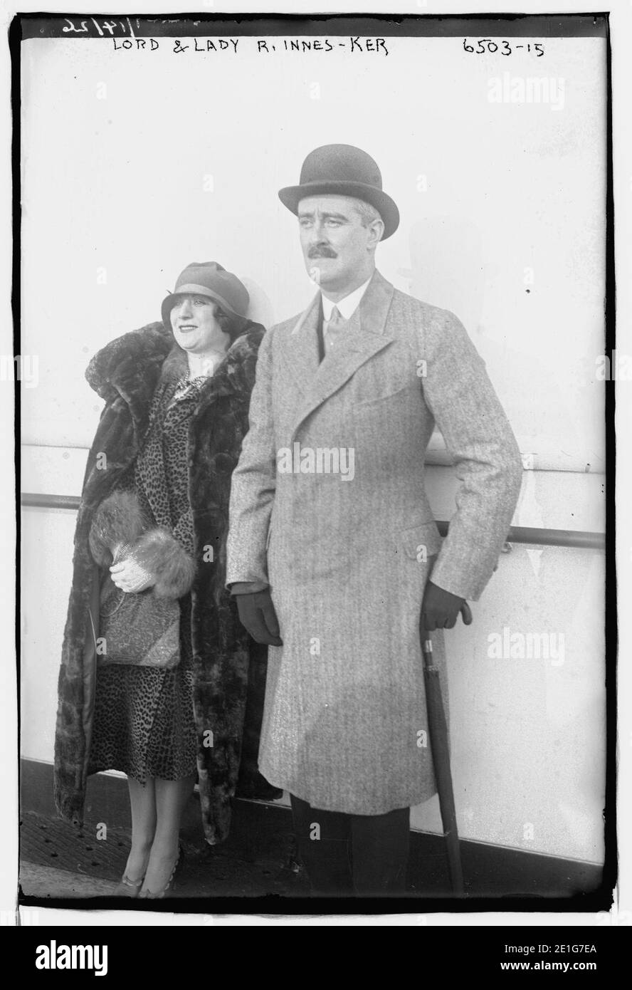 Lord & Lady R. Innes-Ker Stock Photo - Alamy