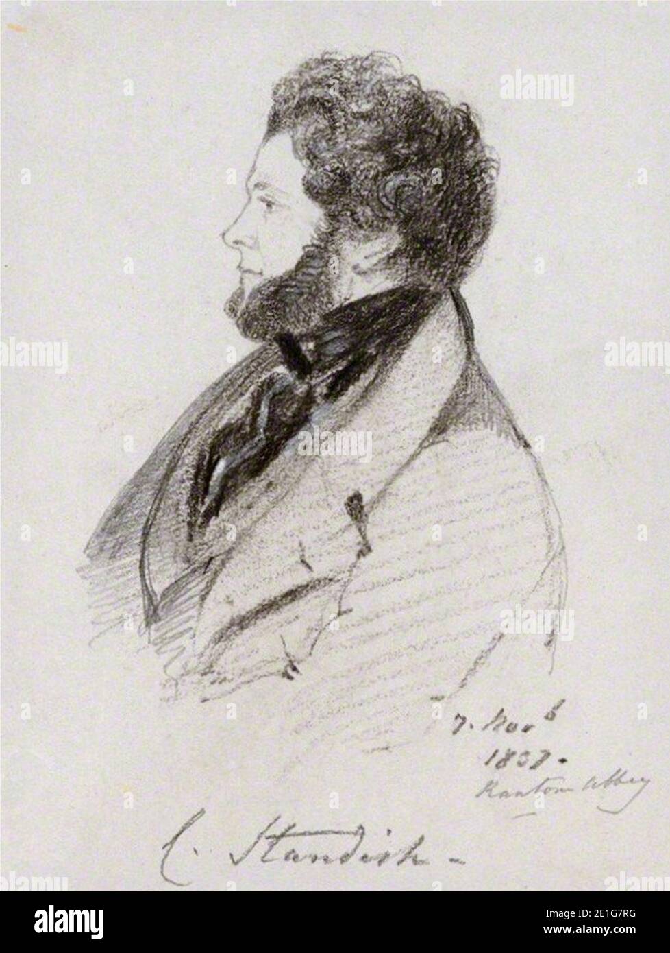 Lord Charles Strickland Standish (1790-1863) (A Stock Photo - Alamy