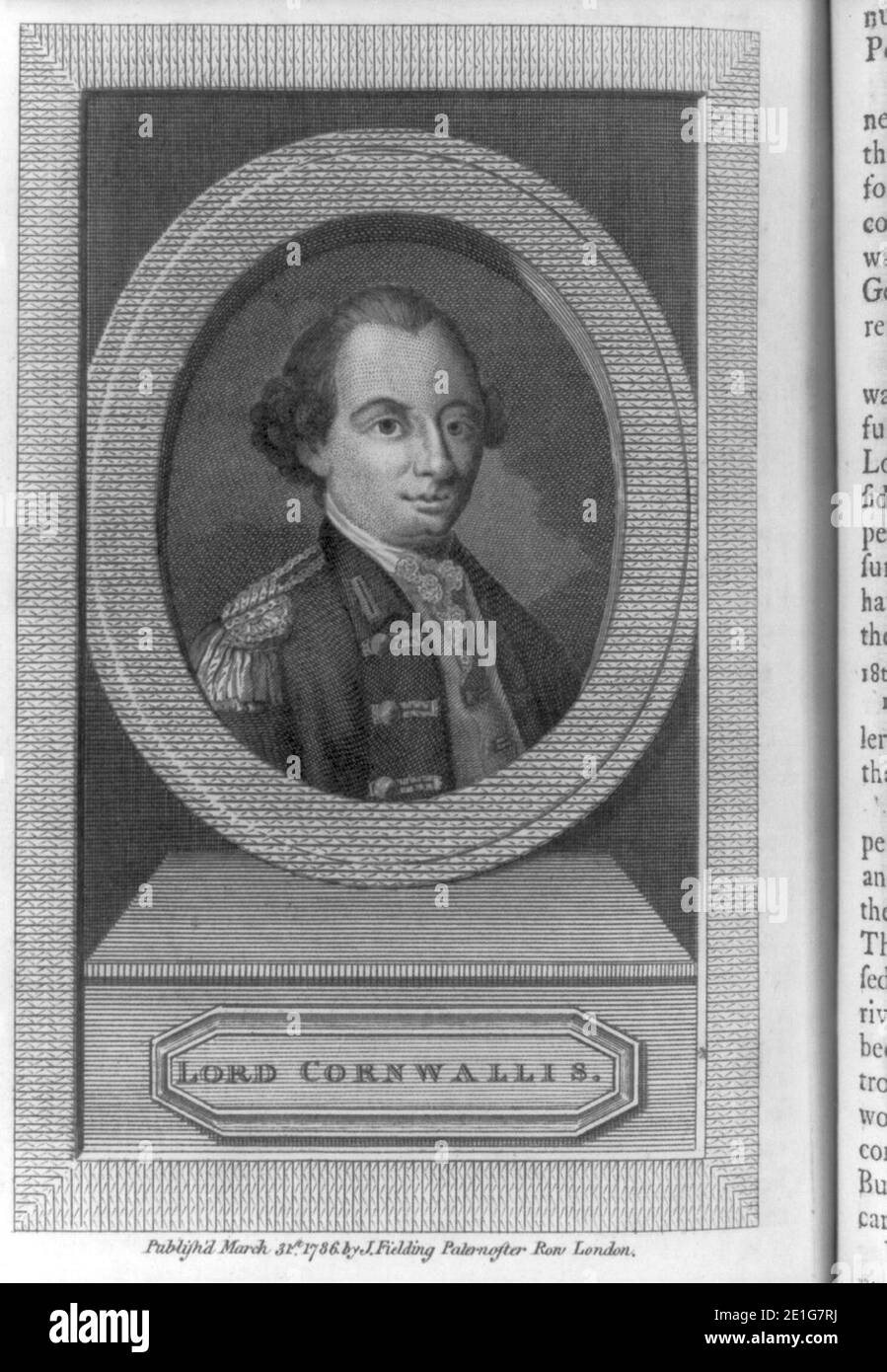 Lord cornwallis Black and White Stock Photos & Images - Alamy