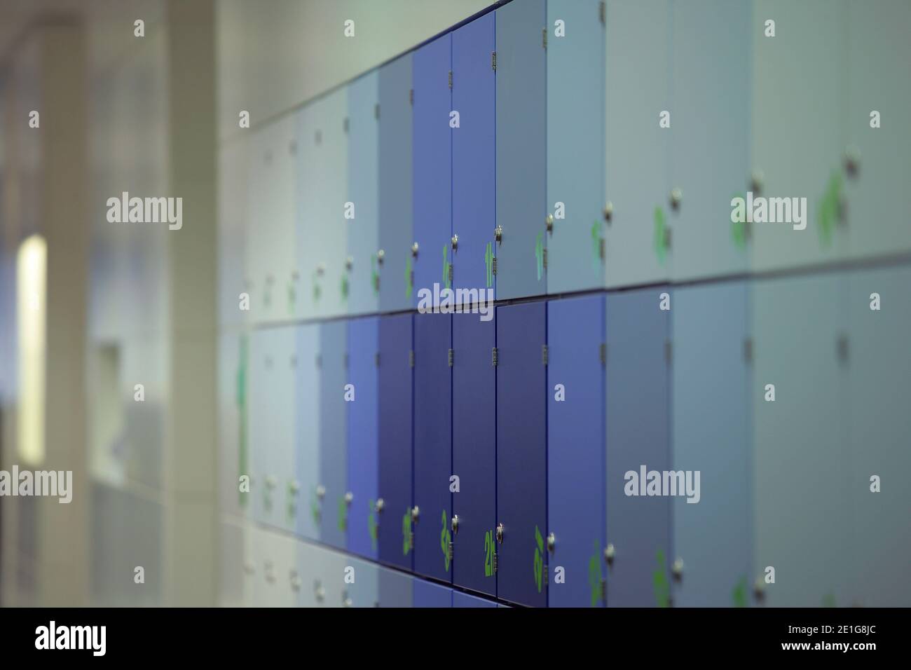 Lockers inside school building hi-res stock photography and images - Alamy