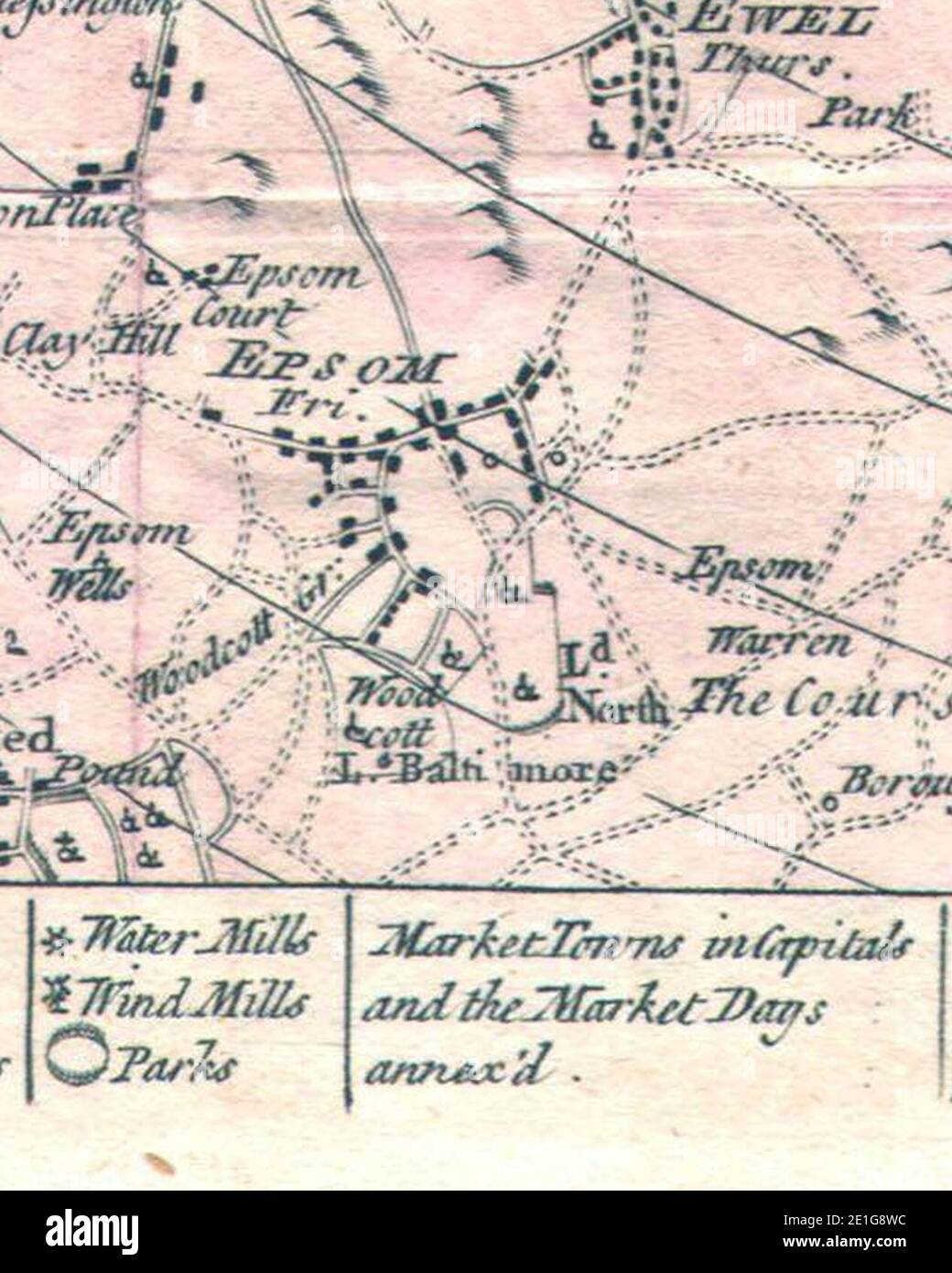 Lord North estate map Stock Photo - Alamy